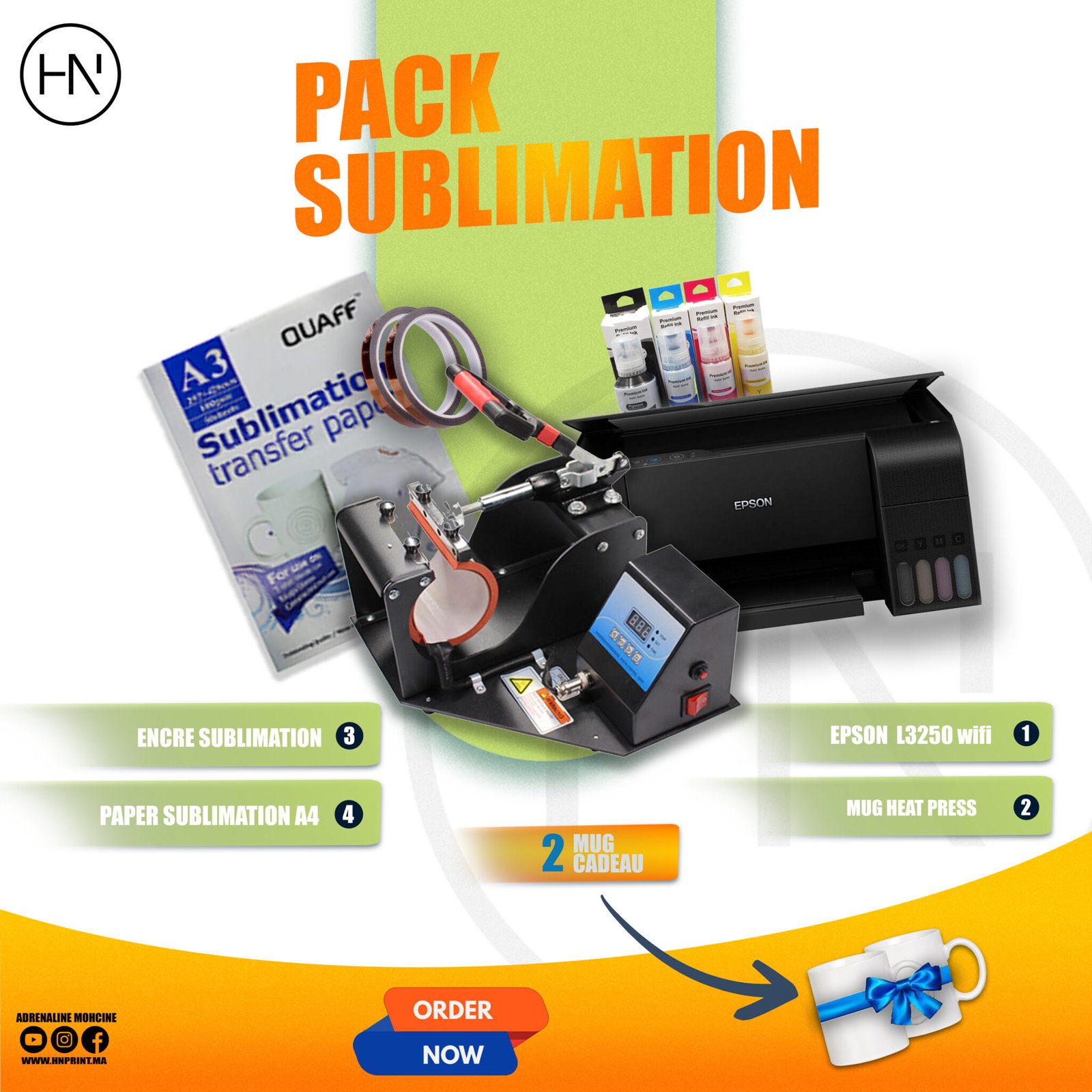 PACK DE SUBLIMATION H – HNprint