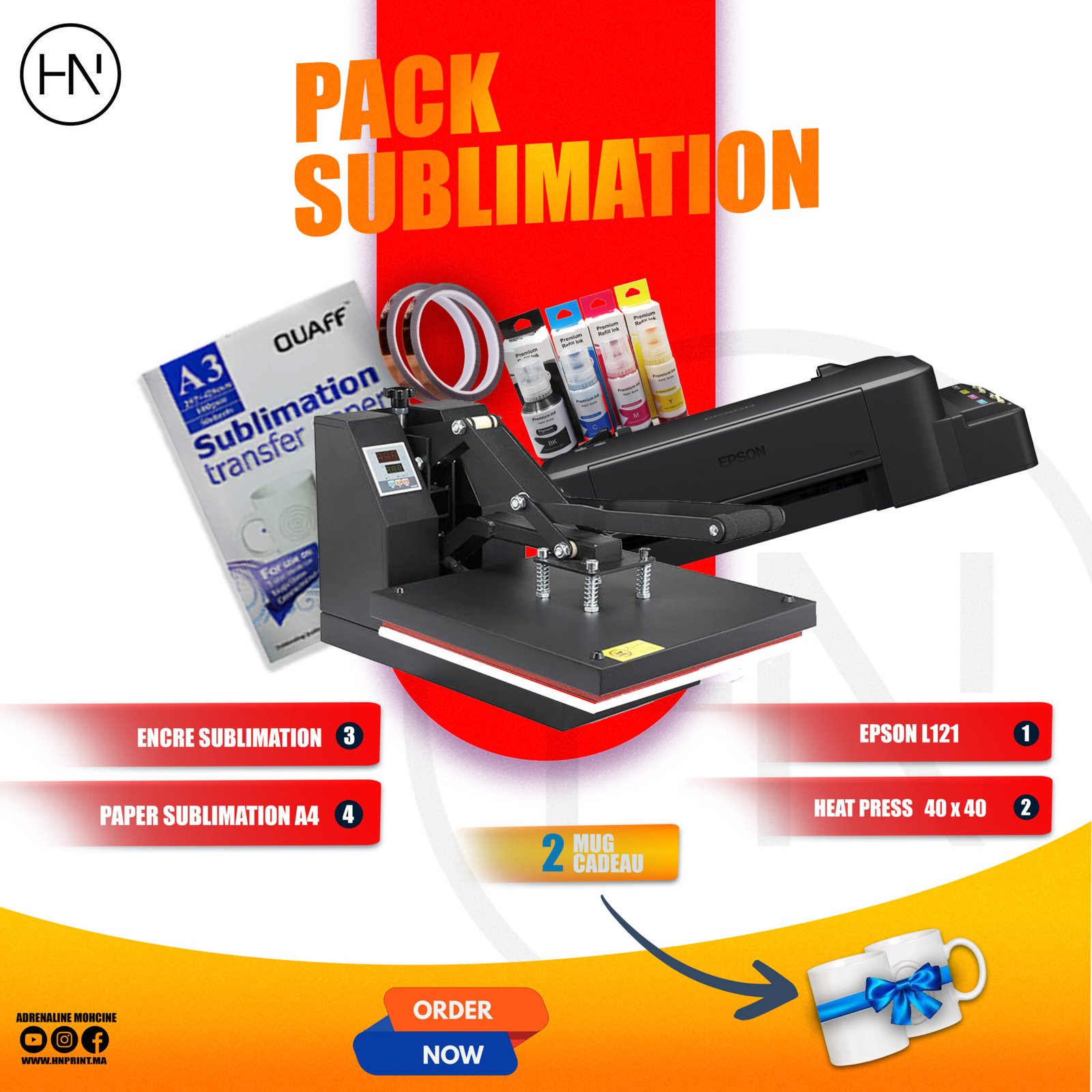 PACK DE SUBLIMATION E – HNprint